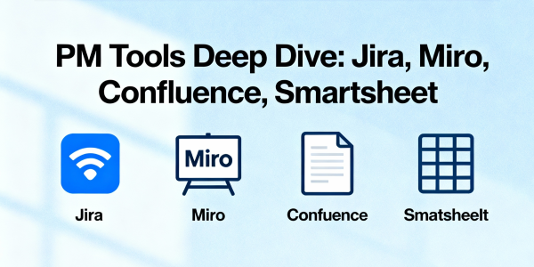 PM Tools Deep Dive: Jira, Miro, Confluence, Smartsheet